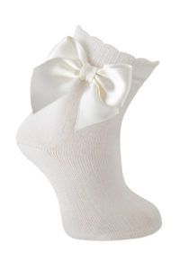 Scottish Yarn Socks with Bow - Beyond Creations