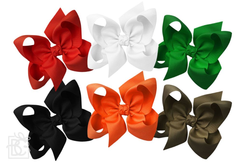 Huge Grosgrain Hair Bow Bundle Holiday - Beyond Creations