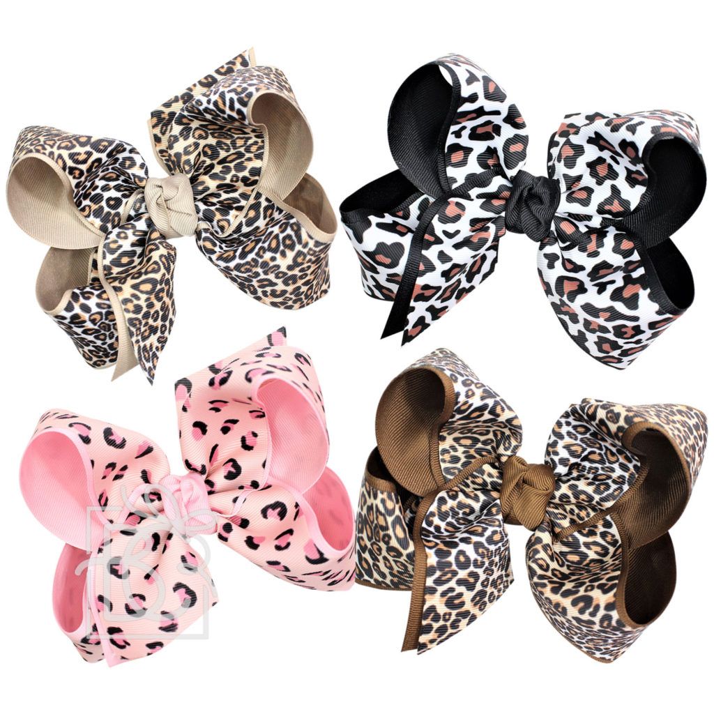 Beyond Creations - Hair Bows and Accessories - Layered Leopard Print ...