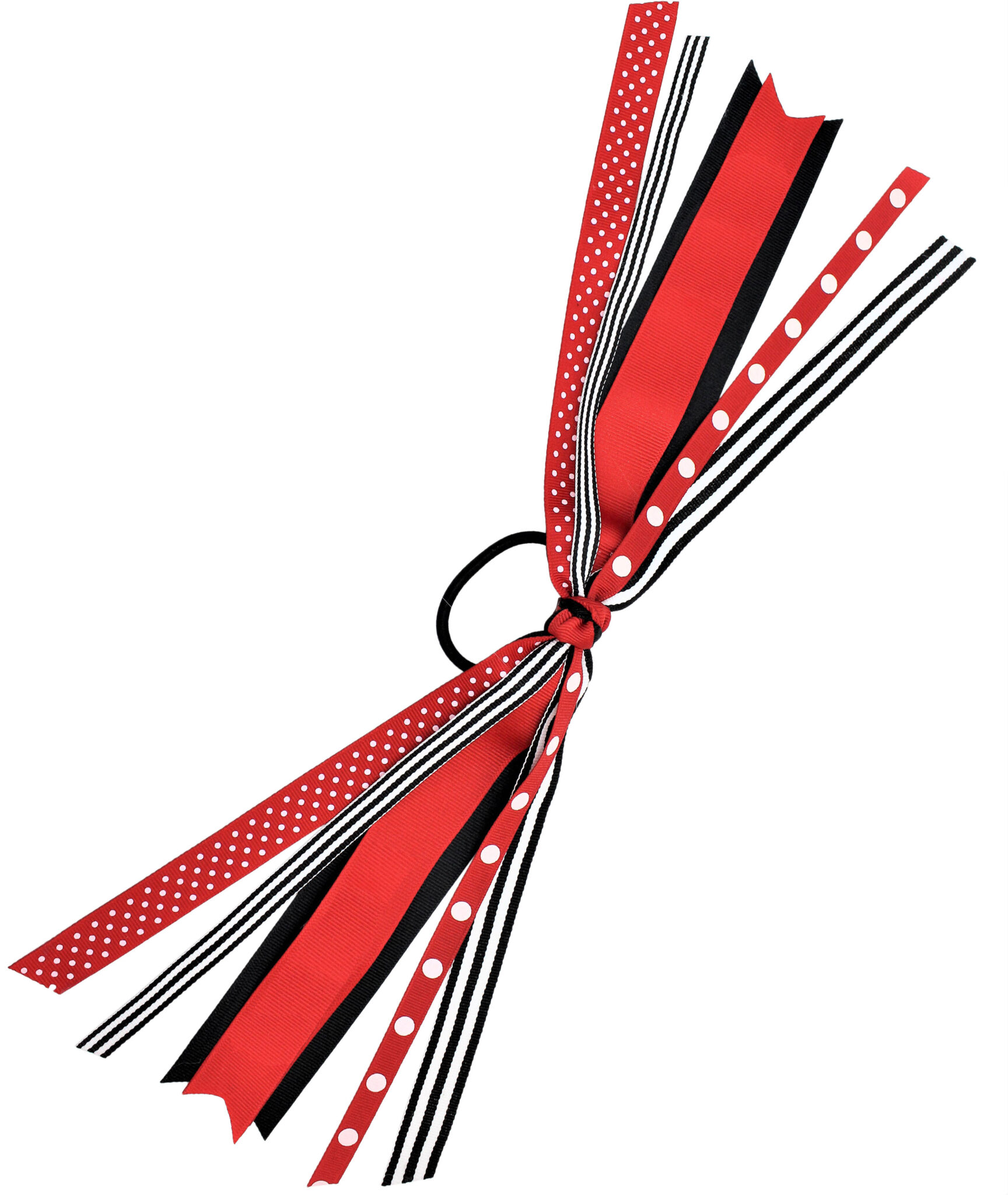 Pony-O Collegiate Streamers (Red & Black) - Beyond Creations