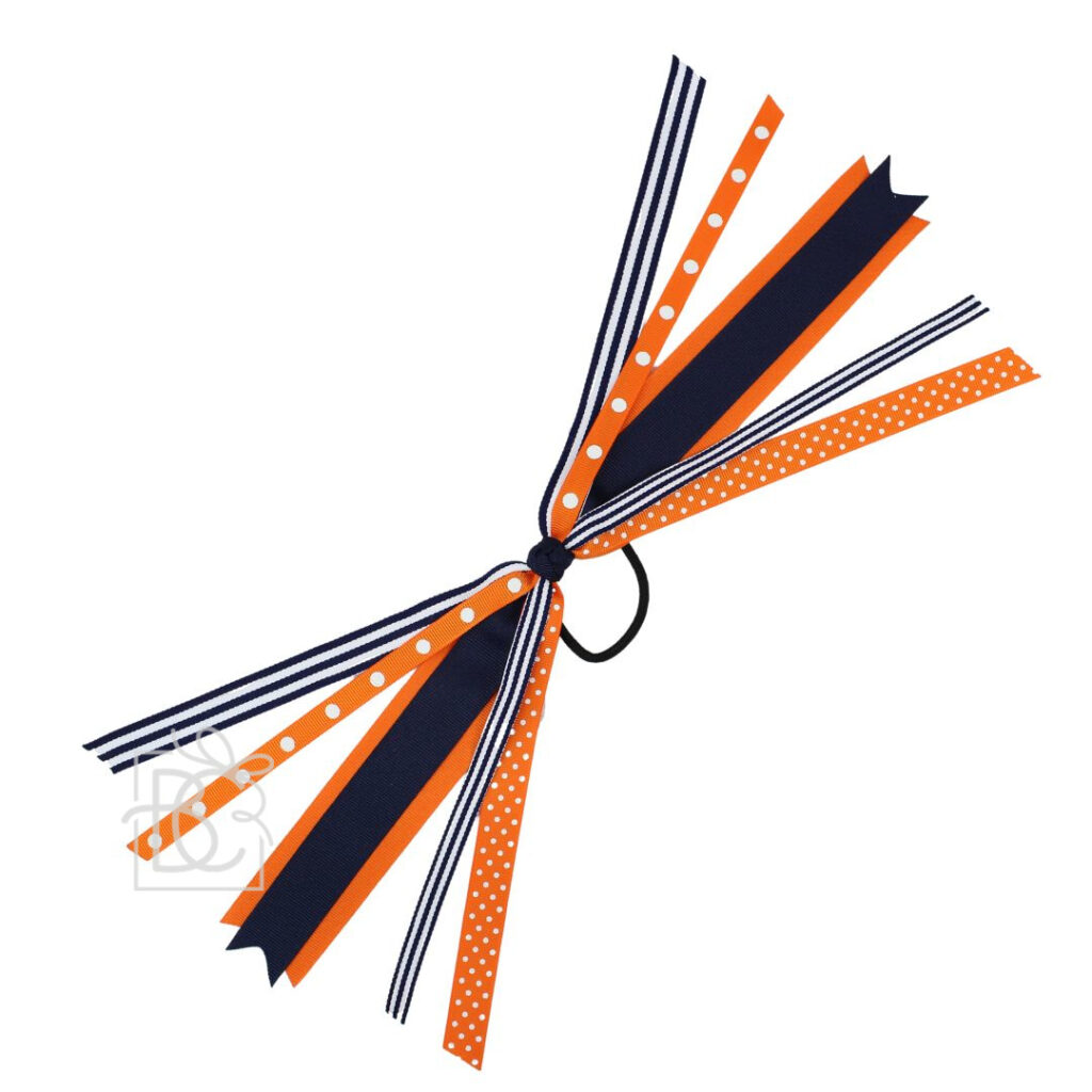 Pony-O Collegiate Streamers (Orange & Navy)